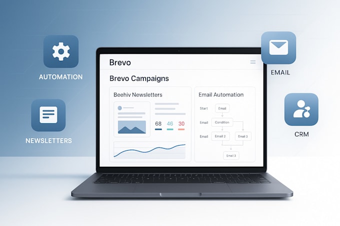 Design brevo email marketing campaigns, brevo automation brevo beehiv ...