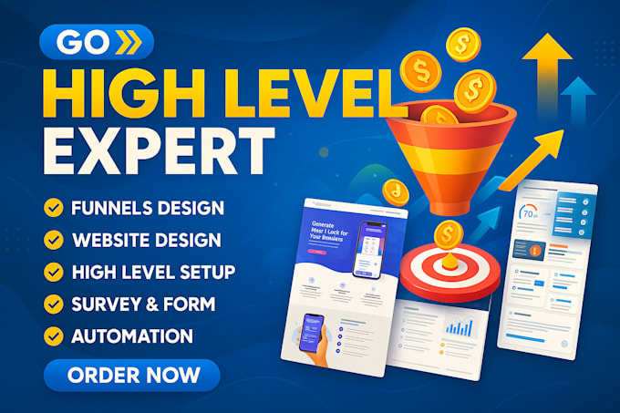 Build ghl go high level workflow gohighlevel website ghl landing page ghl expert by Davidlous92 ...