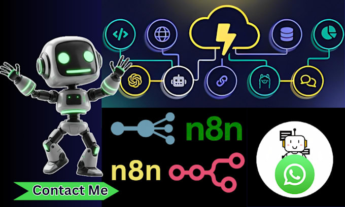 Build whatsapp chatbot development, n8n chatbot, n8nworkflow, ai ...