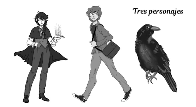 Art of your characters please let me draw them by Anniep3 | Fiverr