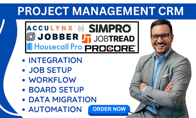 Setup housecall pro integration jobtread simpro jobber project management crm by Project_ms | Fiverr