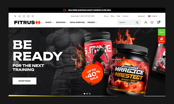 Build wordpress peptides, nootropic, sarms, dietary, probiotic, collagen website by ...