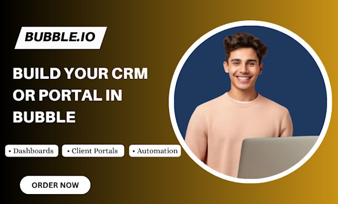 Bubble crm bubble saas bubble mvp bubble dashboard bubble api no code developer by Aidencore01 ...