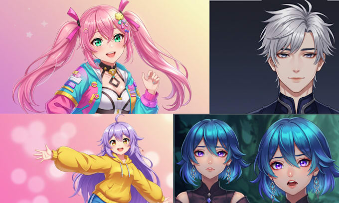 Create and rig live2d vtuber model live 2d rigging 2d vtuber model live ...