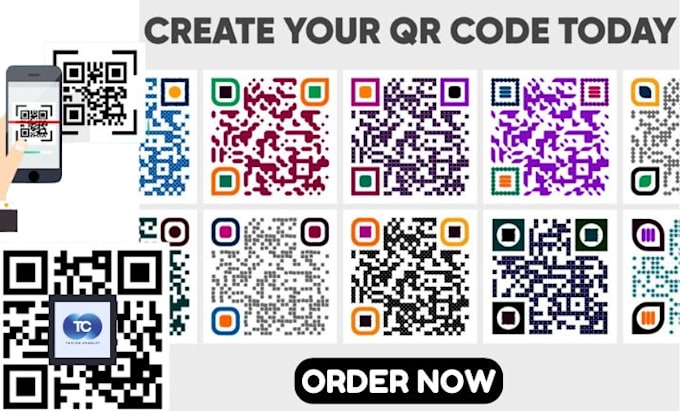 Do custom qr code design, qr code generator with logo within 3 hr by Anna_roy665 | Fiverr