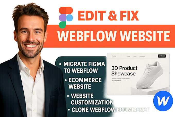 Edit, fix webflow website, clone webflow ecommerce, migrate figma to webflow by Tom_flow | Fiverr