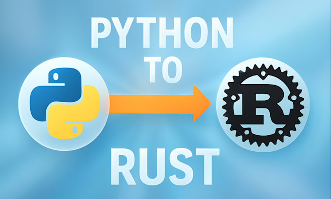 Rewrite your python program with rust for speed by Derekinari | Fiverr
