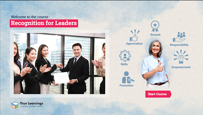 Create interactive elearning courses by Yourlearning | Fiverr