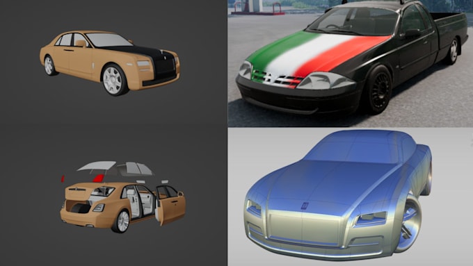 Make you a beamng skin mod for any car by Berttleo01 | Fiverr