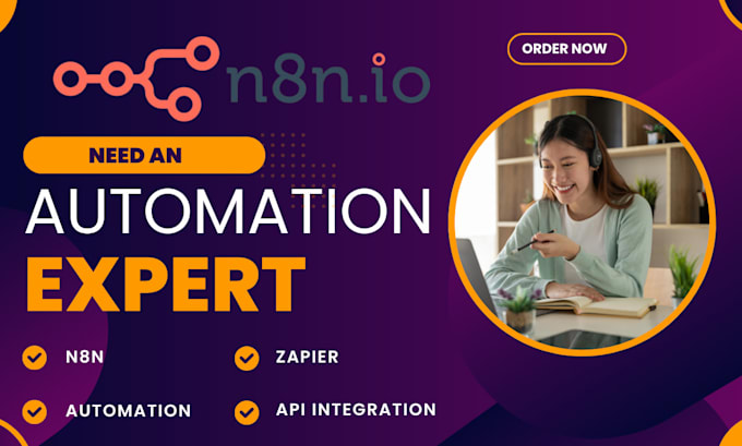 Automate your workflows using zapier, n8n, apis by Jonedan1 | Fiverr