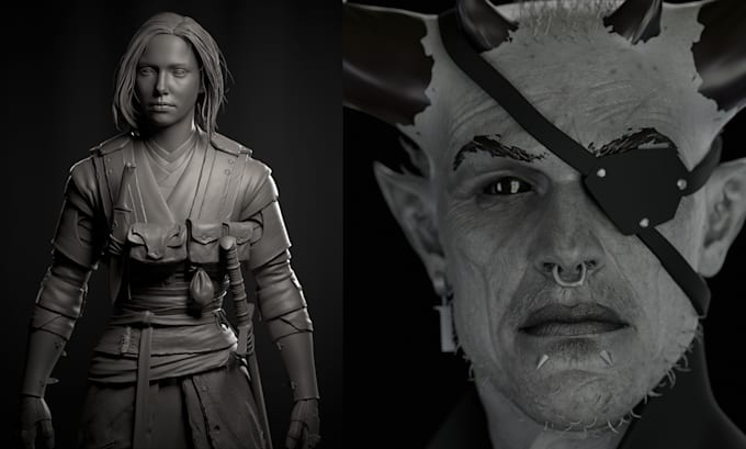 Retopo, uv and bake your model by Audric_k | Fiverr