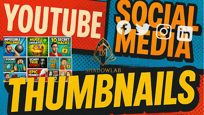 Custom thumbnails and stylish photo editing by Shadowlabdm | Fiverr