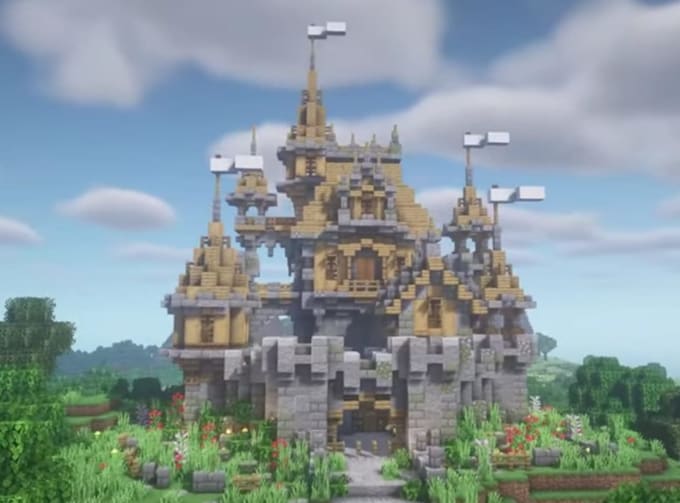 Minecraft spawn, house, village and castle for you by S1ajjad_hussain ...