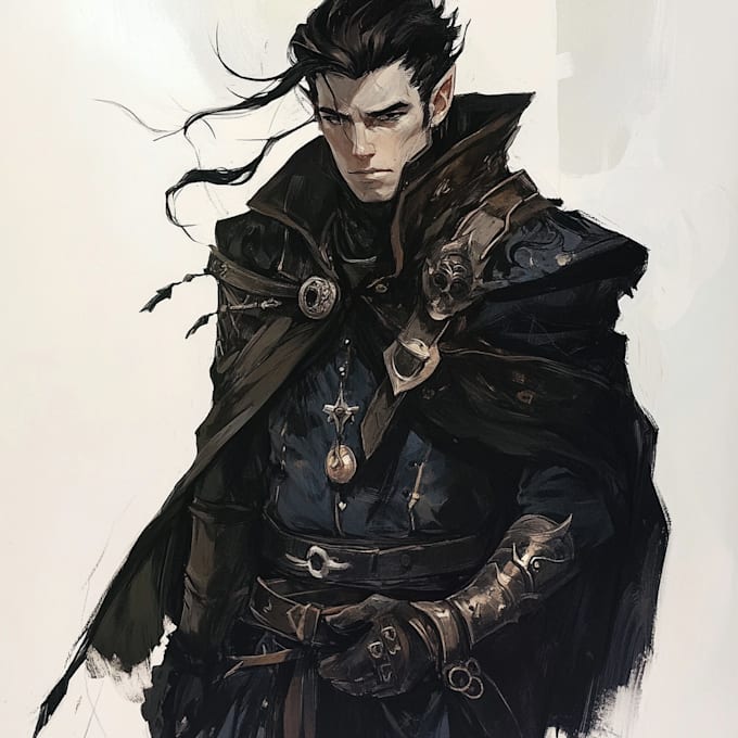 Draw your dnd character art by Pariwaizil | Fiverr