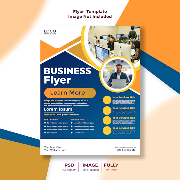 Staggearing flyer design to grow your post by Khankayu | Fiverr