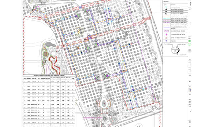 Do drip sprinkler irrigation plan floor plan revit draftsman mep plan ...
