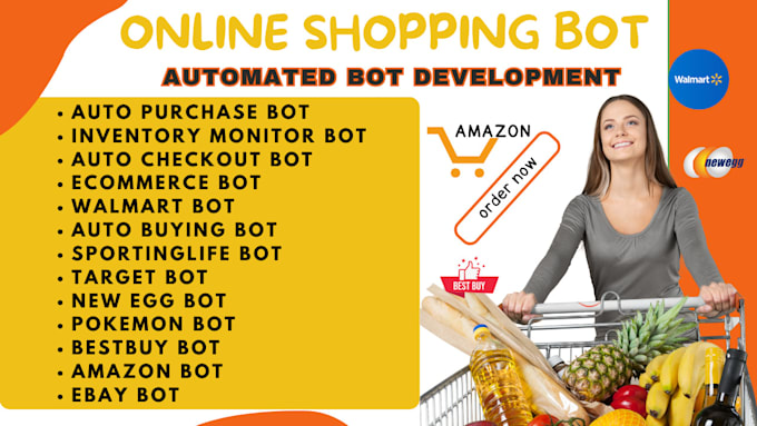 Build auto purchase bot, checkout, monitor, amazon, target, pokemon popmart bots by ...