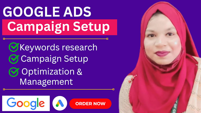 Set up and manage your google ads campaign, adwords ppc by Mirfa_mim | Fiverr