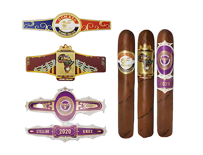 Do unique cigar label, cigar logo, cigar band and cigar box design by ...