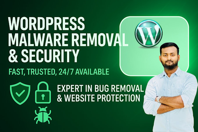 Remove malware and secure your wordpress website by Joycybersec | Fiverr