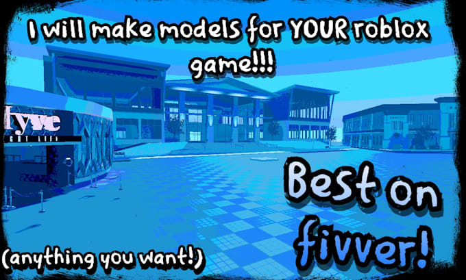 Create models for your roblox game by Vanta_digital | Fiverr