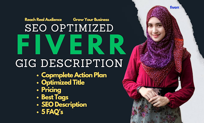 Optimize your fiverr gig, description, image and seo ranking by ...