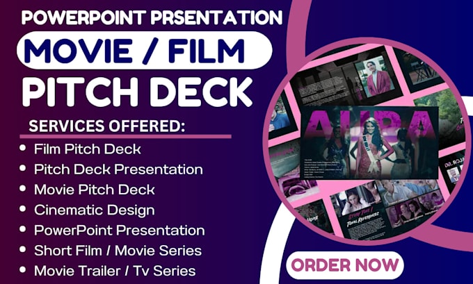 Design film pitch deck film presentation movie pitch deck short film ...