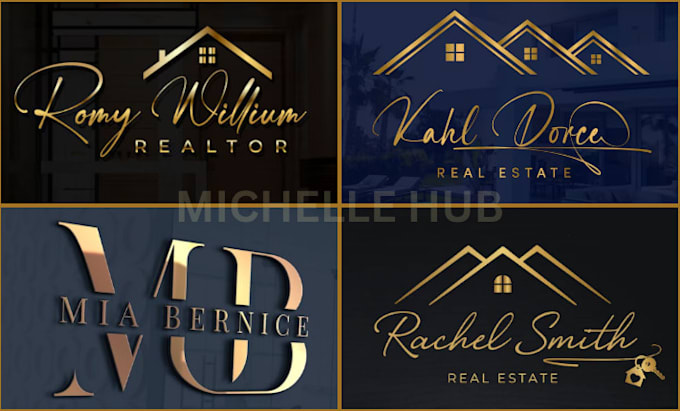 Real estate, construction, property, realtor logo real estate brochure ...