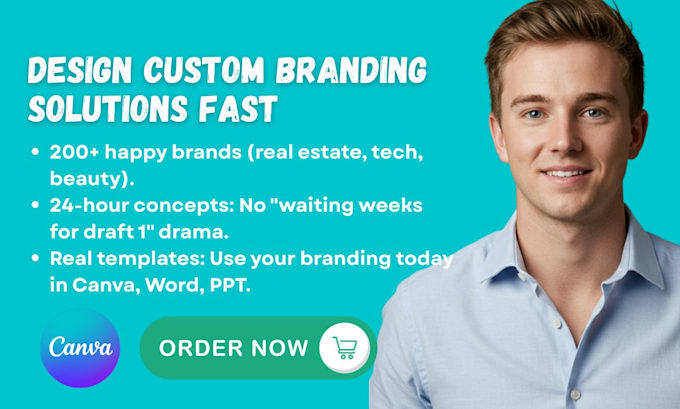 Design custom branding kit, business logo, brand style guide, brand ...