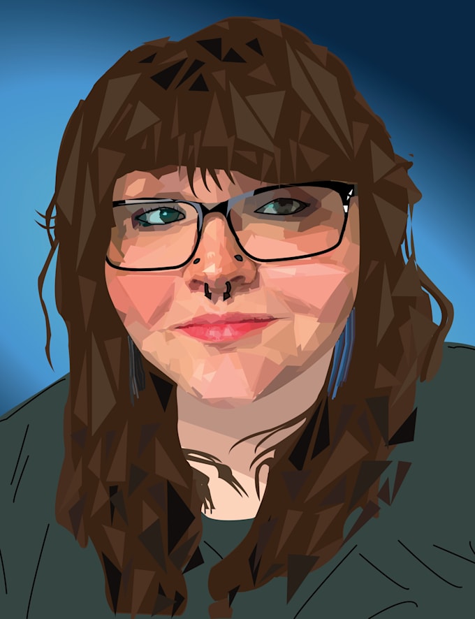 Create a vector portrait by Lilly_shepherd | Fiverr