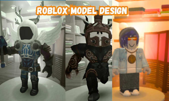 Do 3d roblox model, roblox avatar model, roblox character, ugc model ...