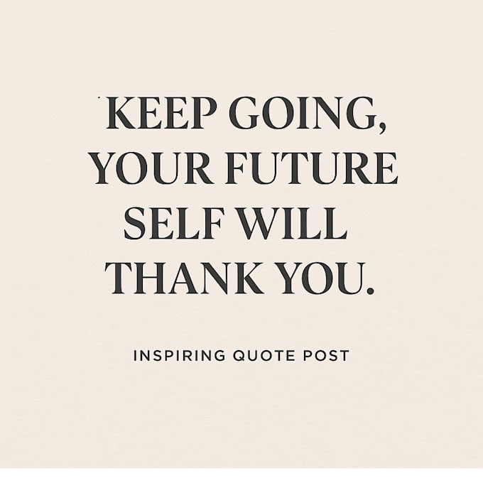 Design inspiring quote posts for instagram and social media by ...