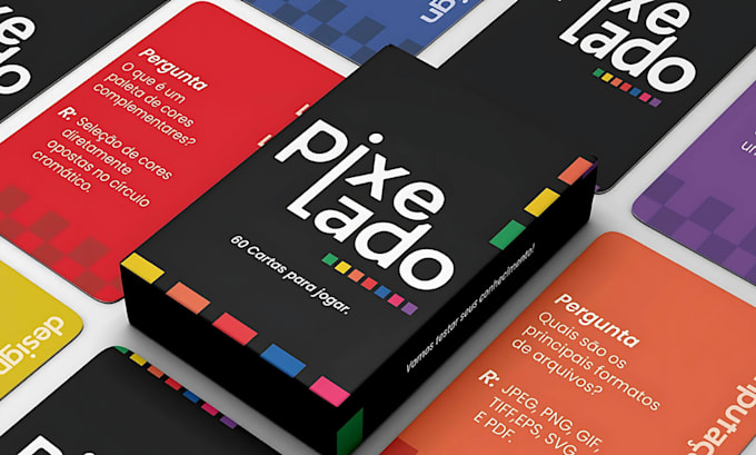 Do printable card game package design playing cards box layout 3d ...