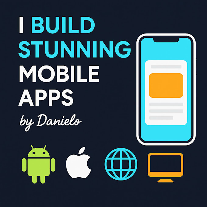 Design and develop a fully functional crossplatform mobile app by Danielowowo | Fiverr