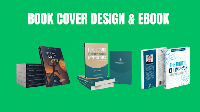 Create a professional book cover for print ,and children book cover by ...