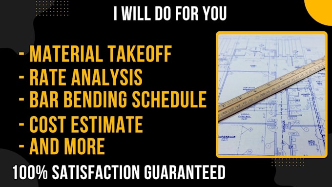 Do quantity takeoff, estimate, boq, and materials takeoff quickly by Salehoosbsysast | Fiverr