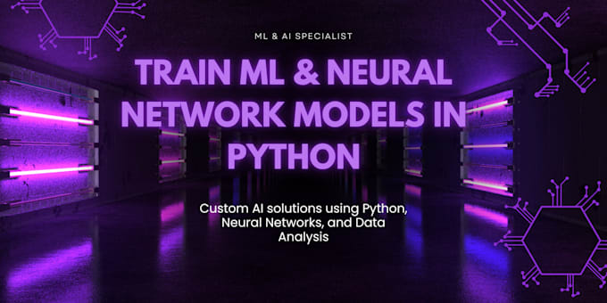 Train machine learning and neural network models in python by ...