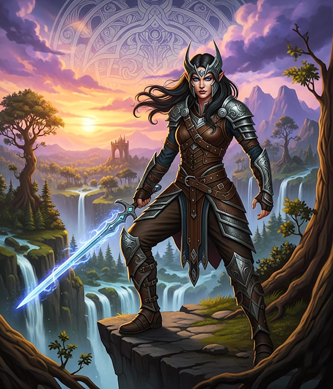 Create a unique fantasy book cover illustration by Haresminutess4 | Fiverr