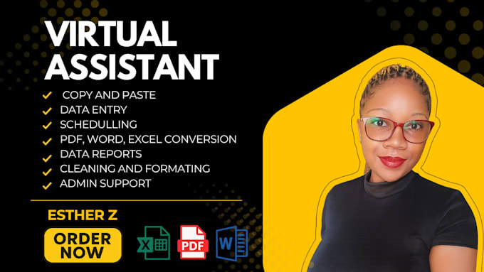 Be your virtual assistant for data entry, copy and paste and scheduling tasks by Esther_ziyase ...