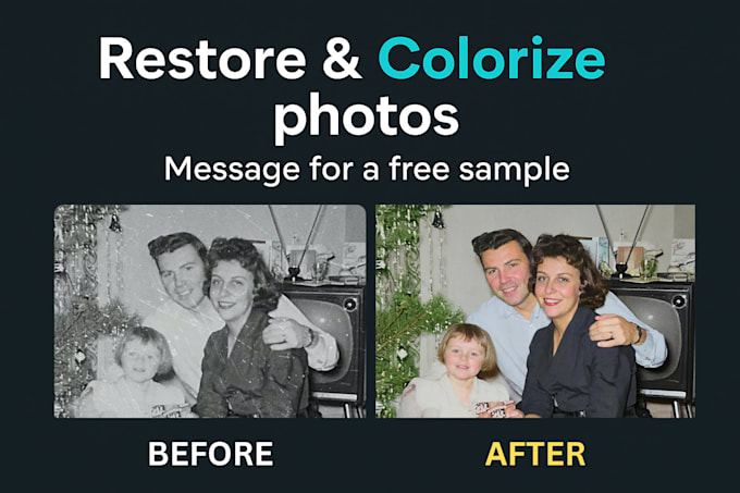 Restore and colorize old photos by Linuxforc3 | Fiverr