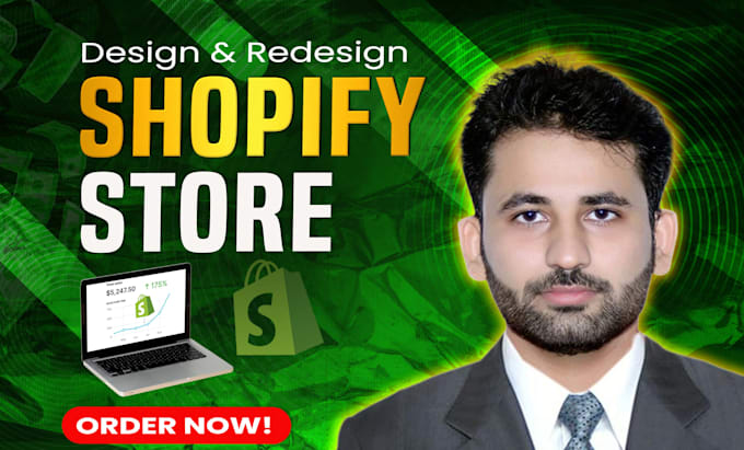 Create shopify dropshipping store, or design, redesign shopify website by Saadshakoor12 | Fiverr
