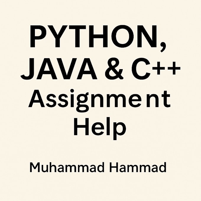 Do python java c plus plus ai assignments debugging by Aibyhammad7 | Fiverr