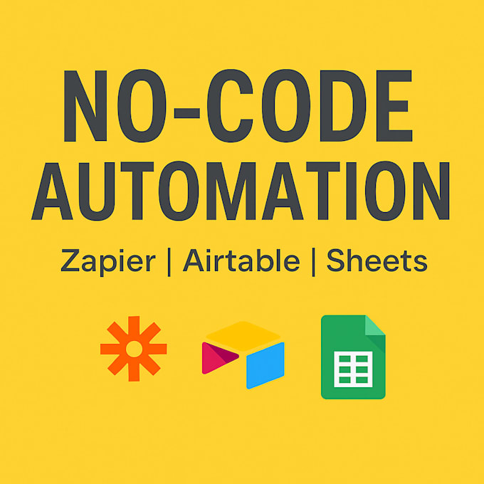 Automate your workflows using airtable, zapier,google sheets by Chirii96 | Fiverr