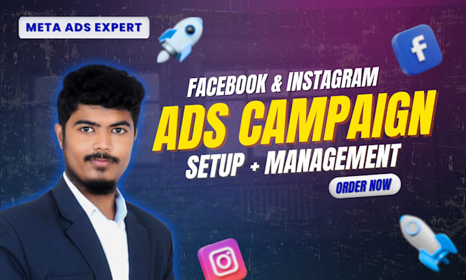 Be meta ads expert for instagram and facebooks ads campaign, fb ads ...