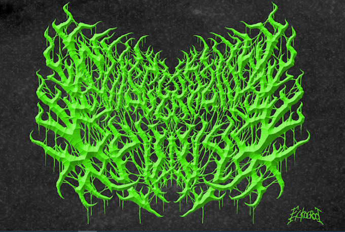 Draw thrash metal and heavy metal logo by Candace_trom | Fiverr