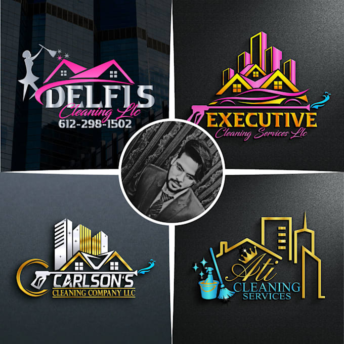Design a unique and professional cleaning service logo by Umarhamza098 ...