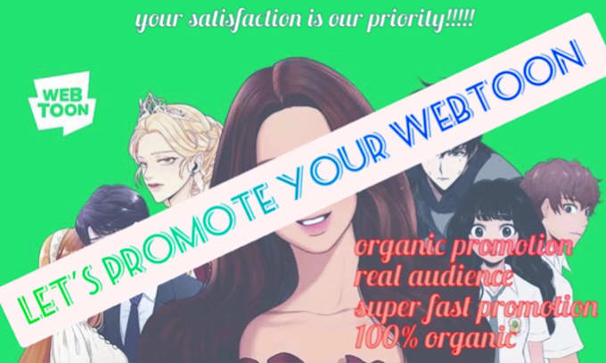 Promote your webtoon comics tapas manga to increase visibility by ...