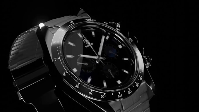 Do realistic 3d wrist watch model, 3d watch rendering, and animation by ...