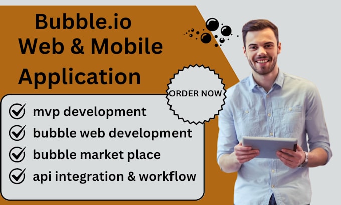 Build bubble saas app develop bubble mvp fix bubble io website bubble developer by Heritage_luke ...