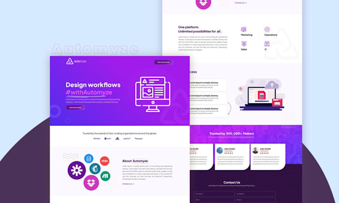 Webflow landing page design, develop webflow website, webflow website ...